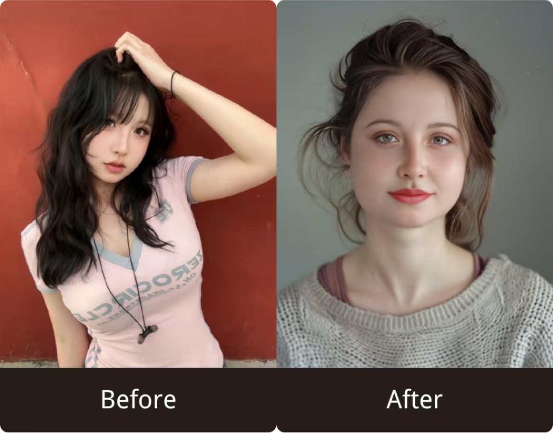 How to change hairstyle by AI?